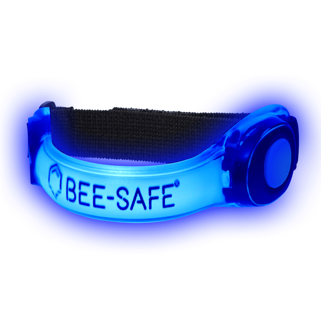 Led Safety Band Battery - Blue - One Size ( € 12,95 ) - Bee Safe